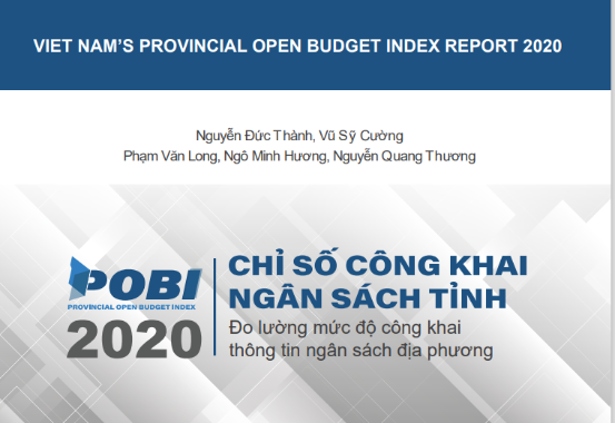 Provincial Open Budget Index (POBI 2020) - Foundation Office Vietnam ...