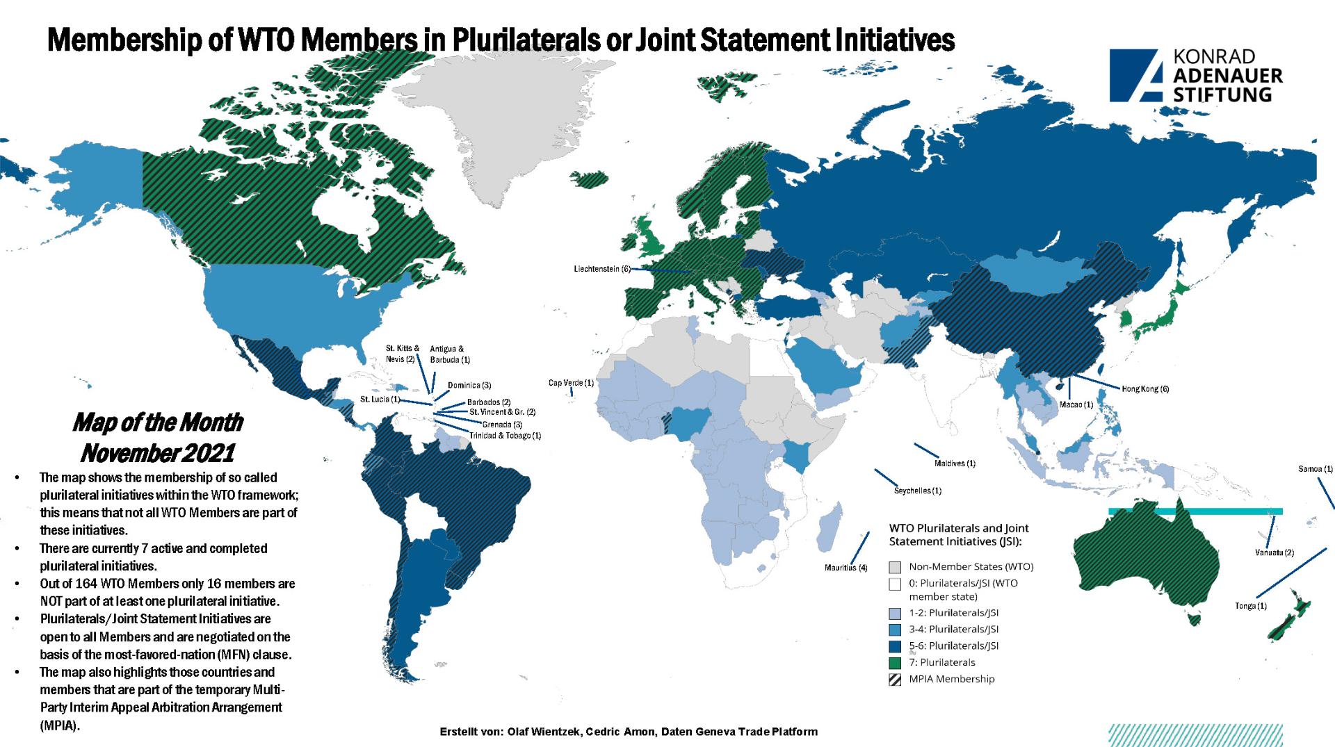 Membership of WTO Members in Plurilaterals or Joint Initiatives ...