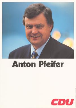 Anton Pfeifer - Geschichte der CDU - Konrad-Adenauer-Stiftung