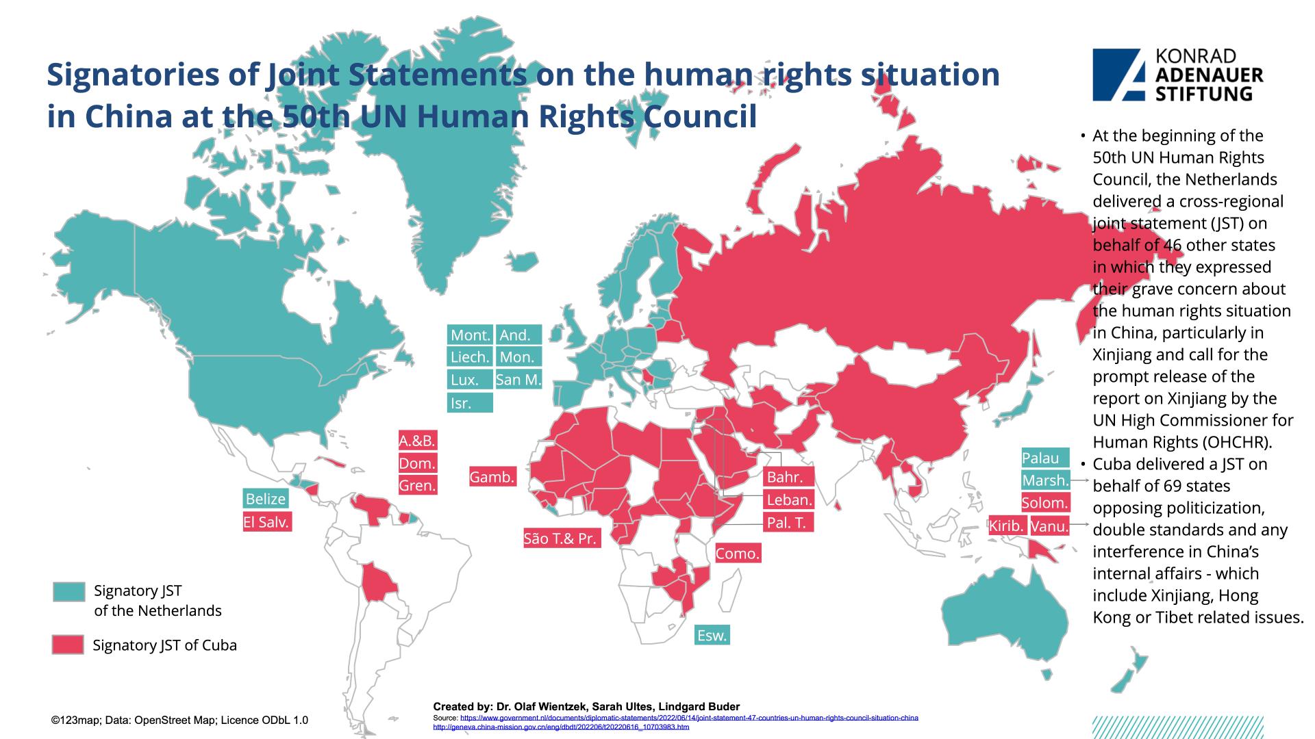 Key votes and joint statements at the 50th UN Human Rights Council ...