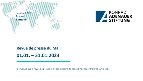 Titre unique - Programme régional pour le Sahel - Konrad-Adenauer-Stiftung