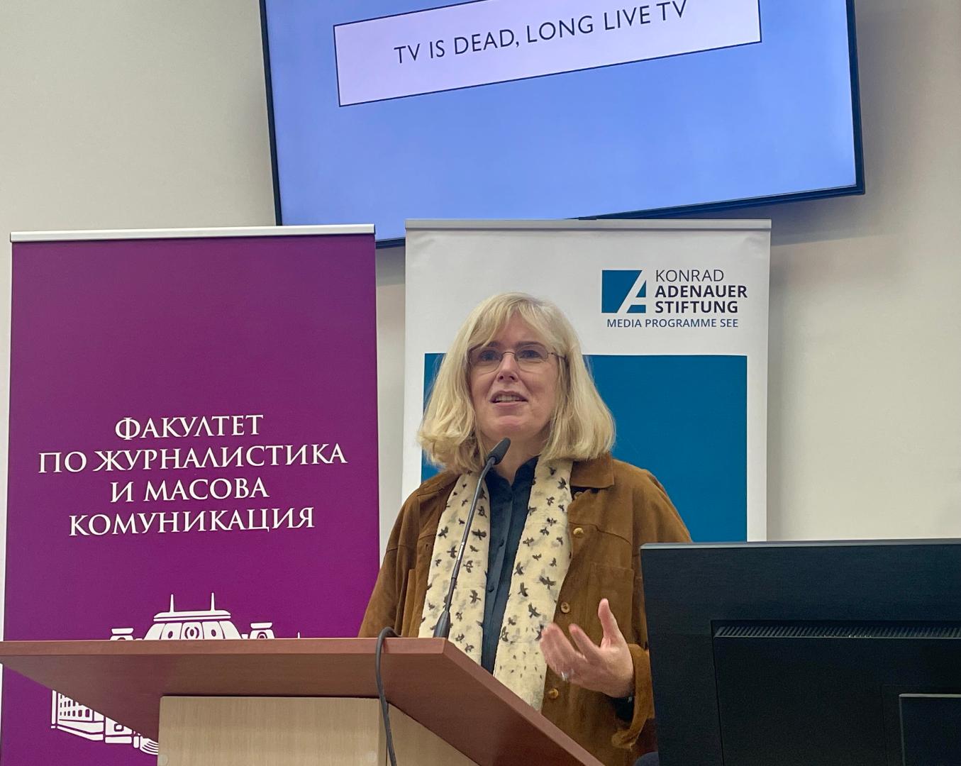 Adenauer-Lecture mit Prof. Claudia Nothelle: „Das Fernsehen ist tot ...