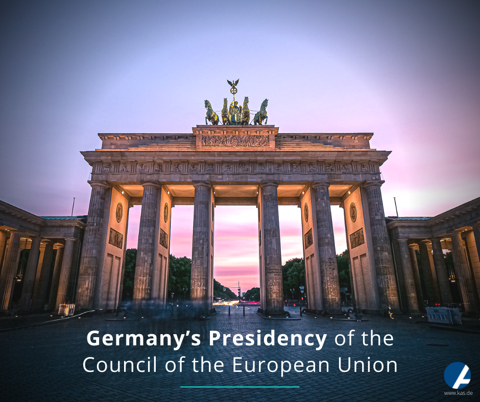 Germany takes over the presidency of the Council of the European Union ...